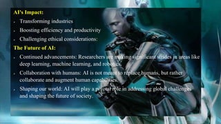 GENERATIVE ARTIFICIAL INTELLIGENCE &DATA ANALYTICS | PPTX