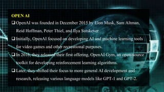 GENERATIVE ARTIFICIAL INTELLIGENCE &DATA ANALYTICS | PPTX