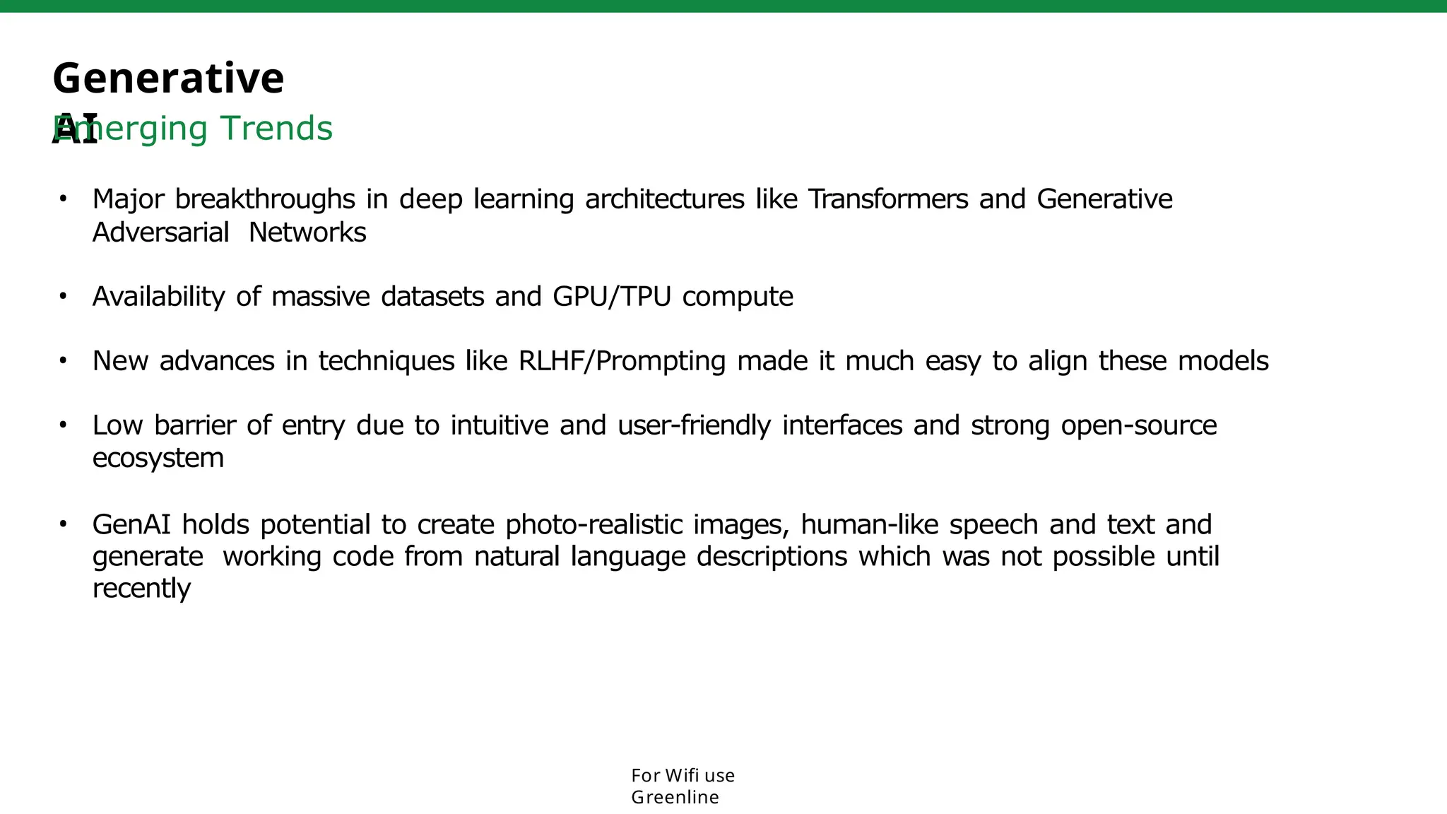 Gen Ai Introduction to Generative AI to the world | PPTX