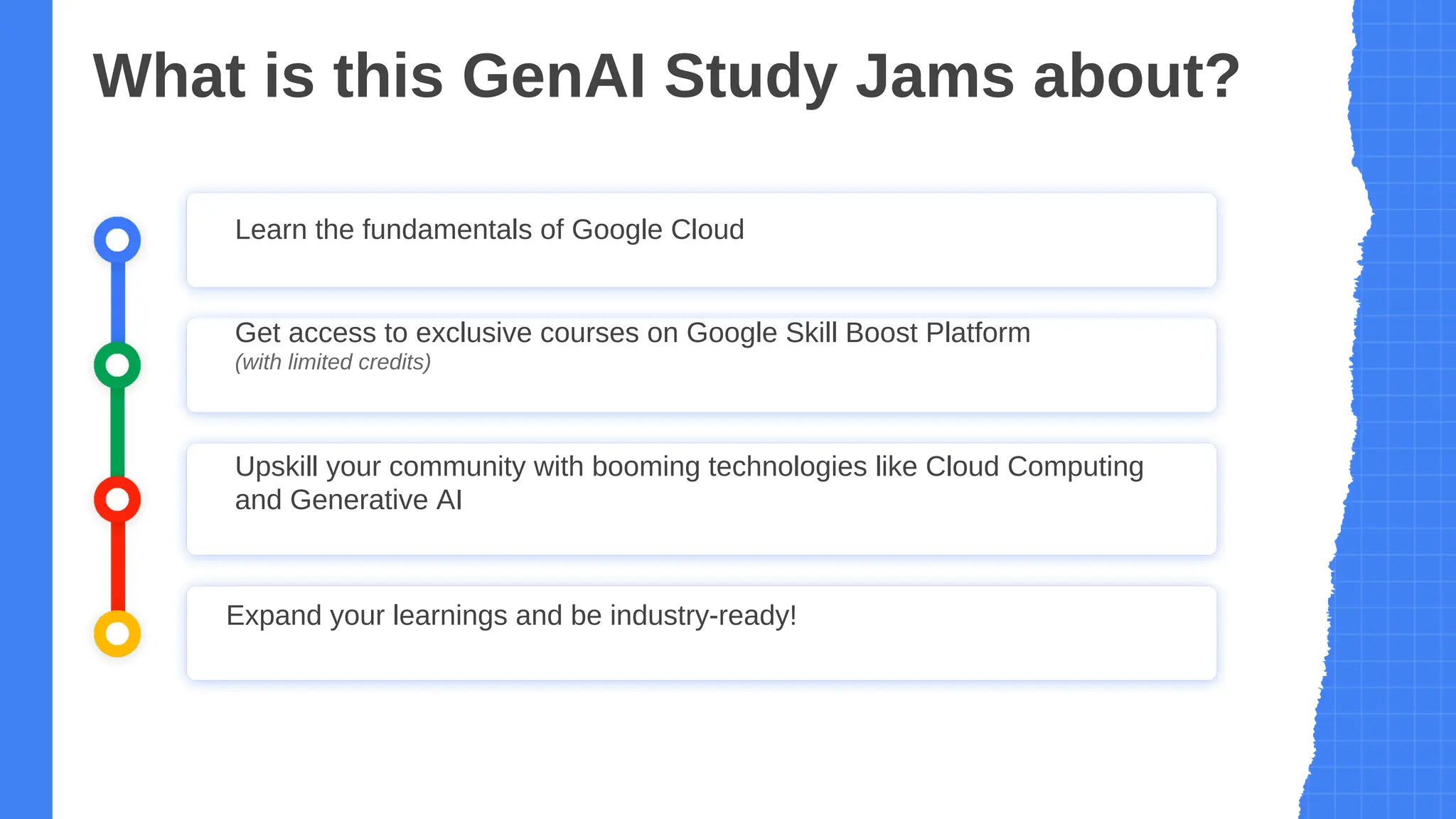 GEN_AI ppt for Google Gen AI study jams.pdf | Cloud Computing | Internet