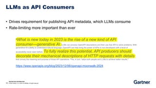 GenAI: Producing and Consuming APIs by Paul Dumas, Gartner | PPTX