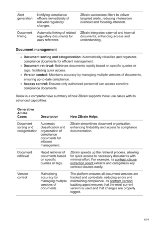 Generative AI for regulatory compliance: Scope, integration approaches, use cases, challenges ...