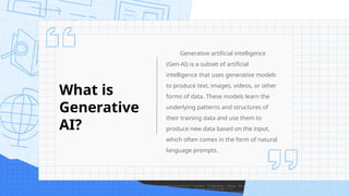 Gen AI Campaign Highlights | GDG on Campus PVPSIT | PPTX