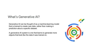 Info Session: GDG-MIT Generative AI Study Jam | PPT