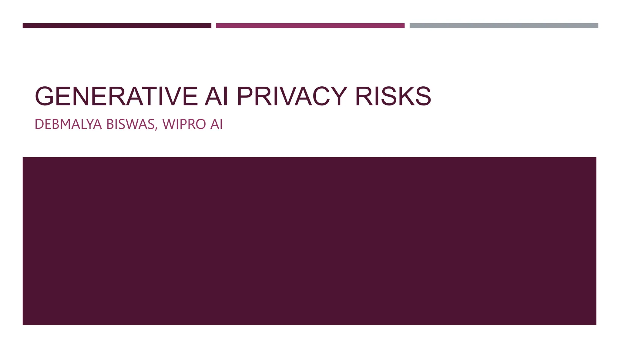 Gen AI: Privacy Risks of Large Language Models (LLMs) | PPTX | Computing | Technology & Computing