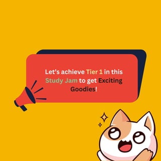 GDG on campus BMSCE Gen AI study jam onboarding ppt | PDF