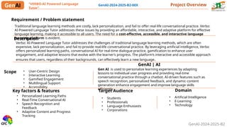 genai ppt Verbo-AI Powered language tutor | PPTX