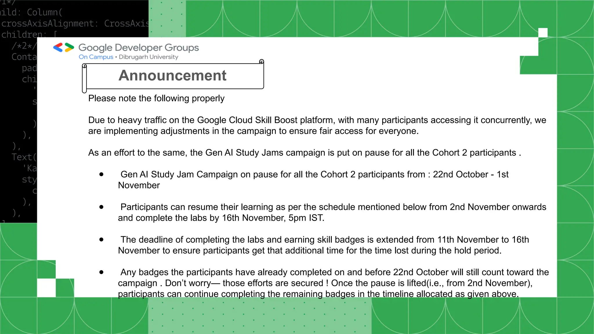 Gen AI Study Jam Campaign Updated info.pptx