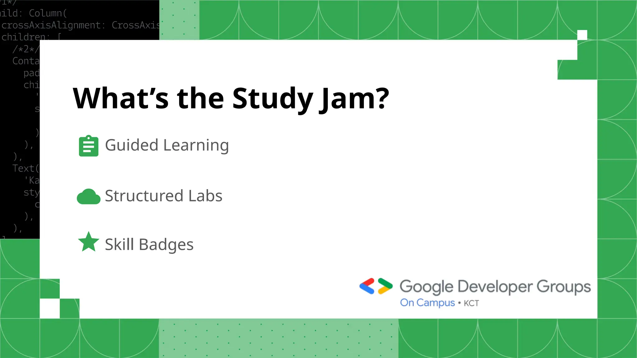 Gen AI Study Jam Info Session - 2 by GDG Kumaraguru | PPTX