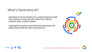 GDSC ASEB Gen AI study jams presentation | PPTX
