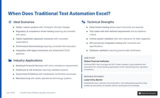 Is Traditional Automation Dead? Enter Gen AI Testing | PDF