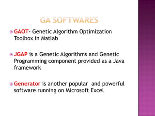 Genetic Algorithms | PPTX