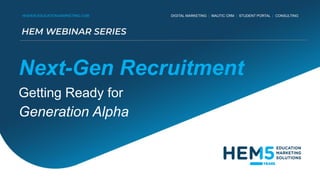 Next-Gen Recruitment - Getting Ready for Generation Alpha | PDF