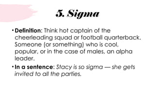 Gen Alpha Slang.pptx Gen Alpha Slang.pptx | High Fashion | Style & Fashion