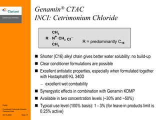 Genamin Quats Presentation - Essential Ingredients, Inc.pdf