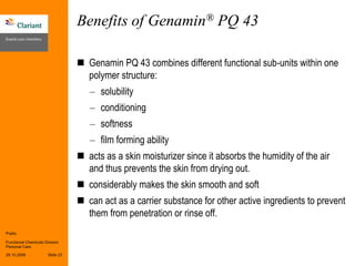 Genamin Quats Presentation - Essential Ingredients, Inc.pdf