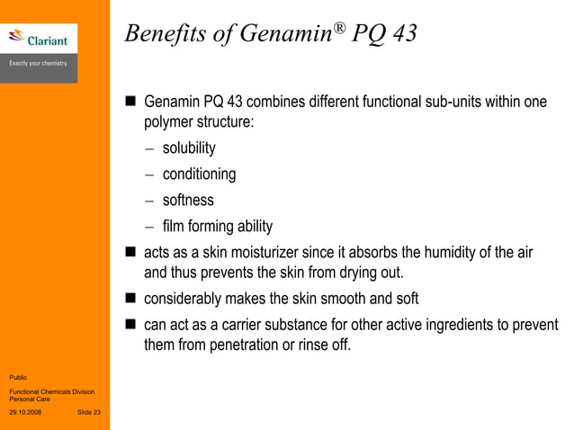 Genamin Quats Presentation - Essential Ingredients, Inc.pdf