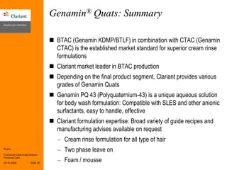 Genamin Quats Presentation - Essential Ingredients, Inc.pdf