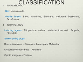 General anaesthesia | PPTX