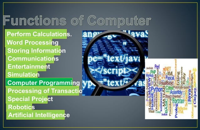 Computer Generation and Function | PPT
