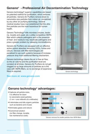 Genano professional air decontamination | PDF