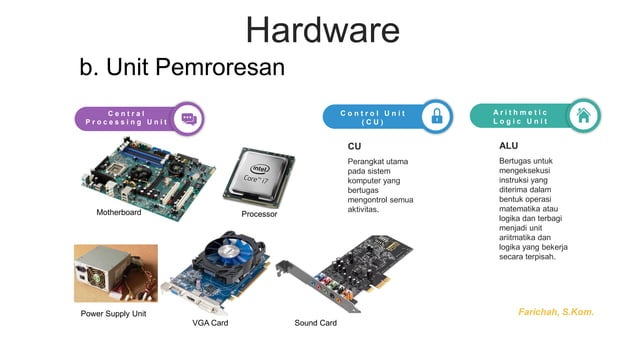 Sistem Komputer dan Komponen Penyusunnya Kelas 10 | PDF