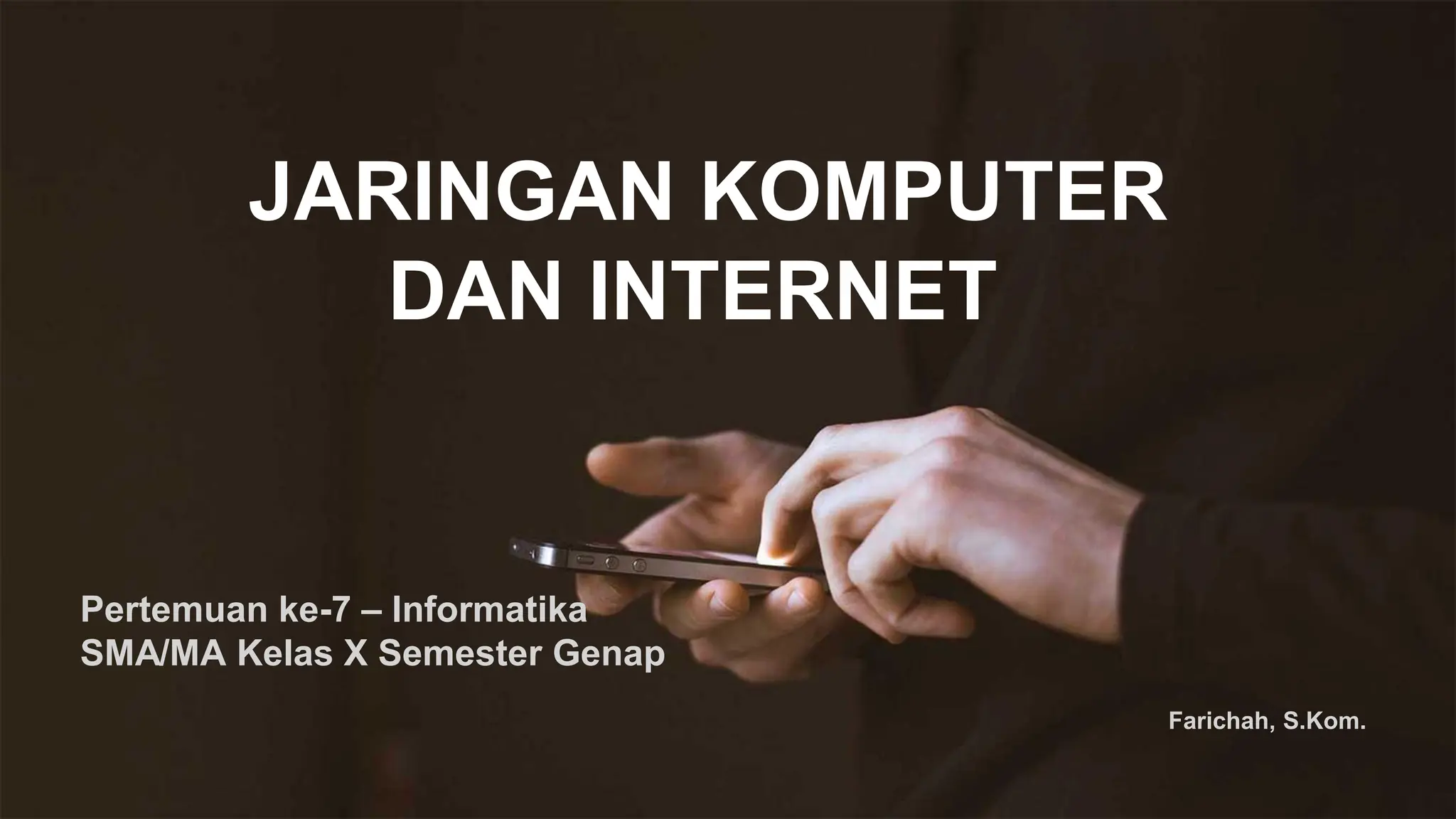 Jaringan Komputer dan Internet Kelas 10 | PDF