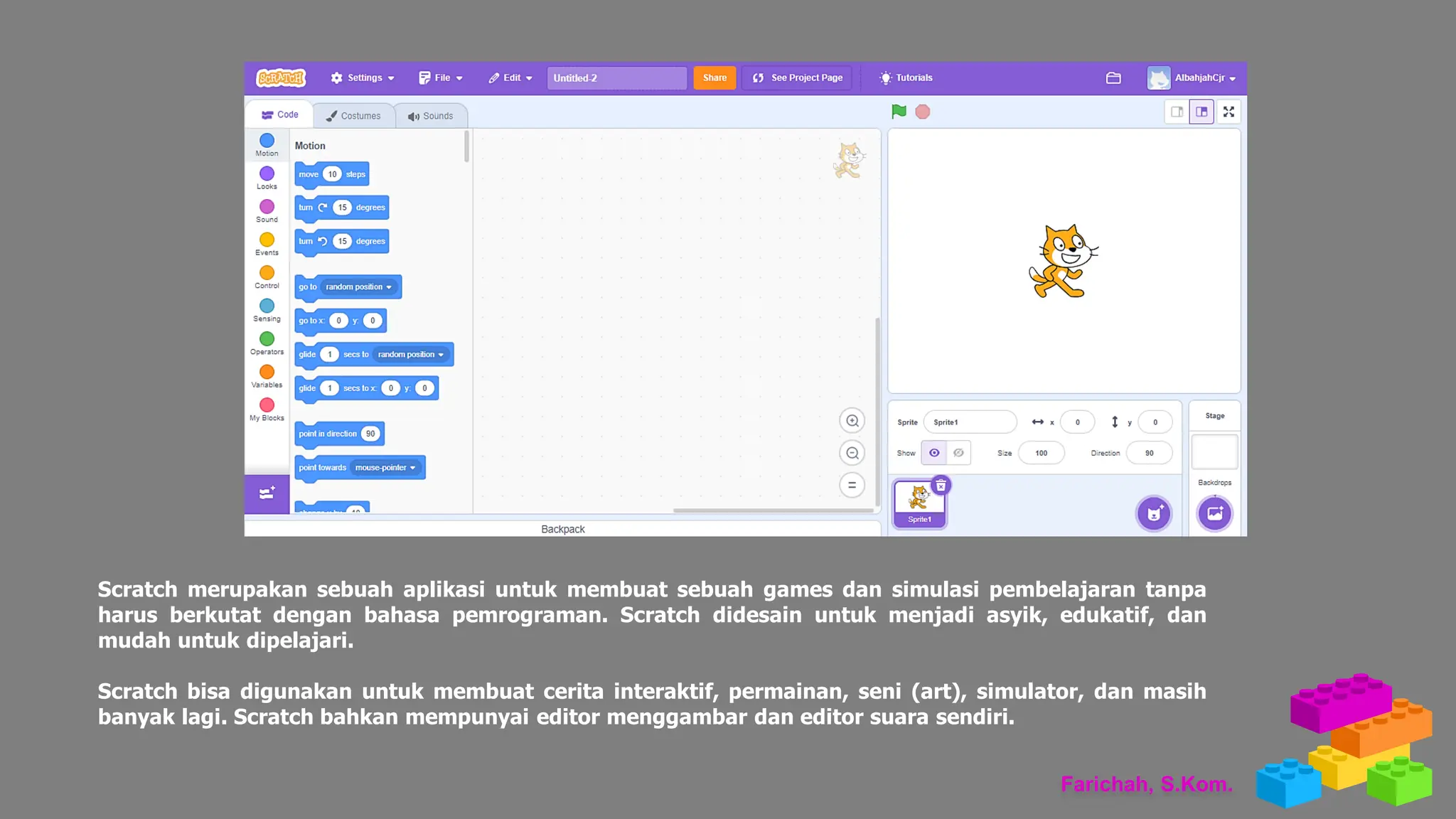 Algoritma dan Pemrograman Aplikasi Scratch | PDF