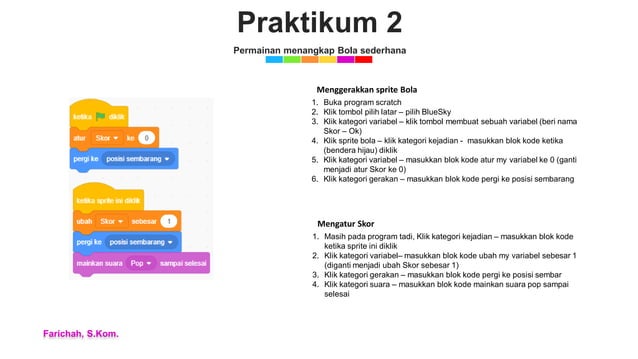Algoritma dan Pemrograman Aplikasi Scratch | PDF