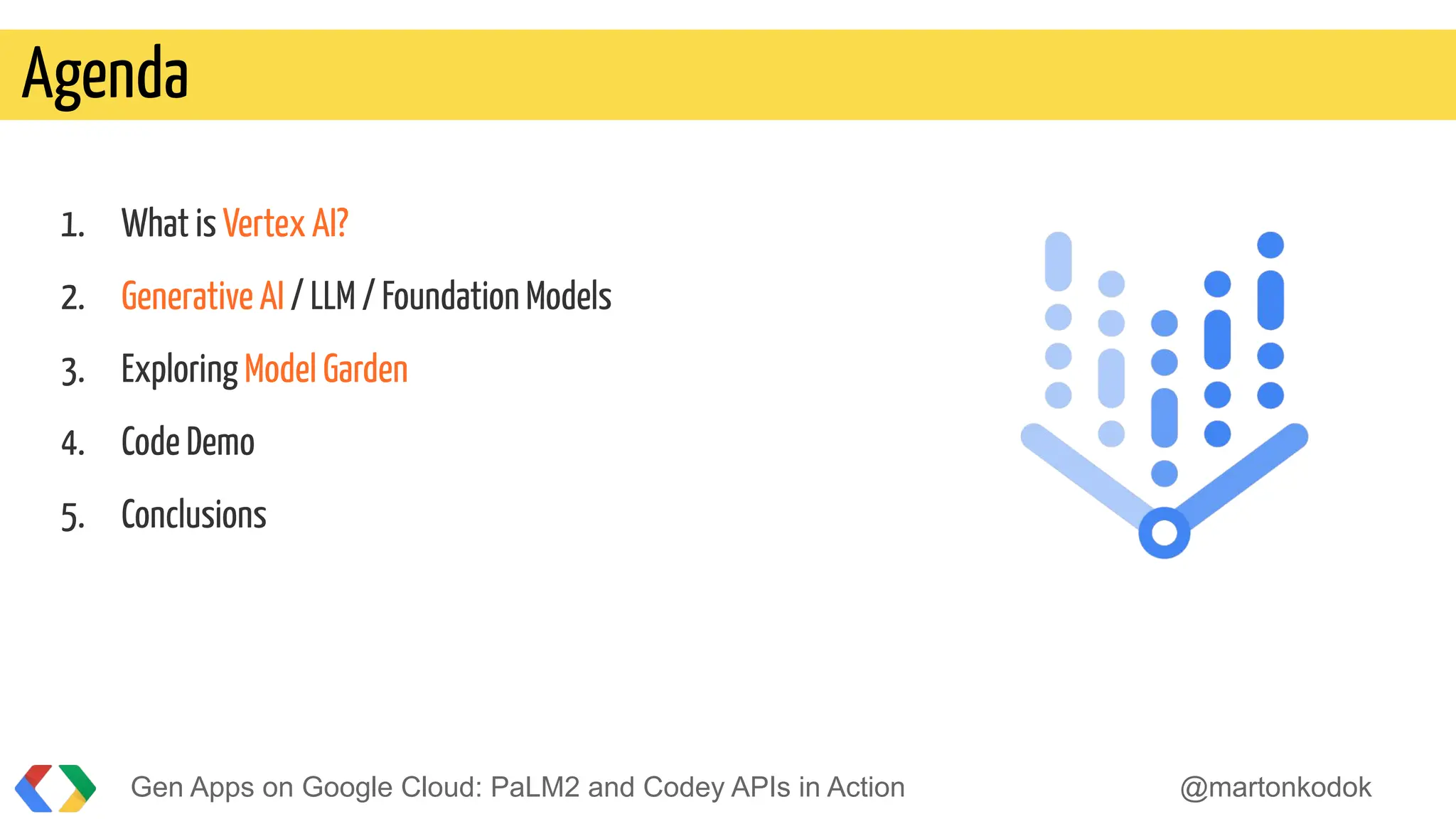 Gen Apps on Google Cloud PaLM2 and Codey APIs in Action | PPT