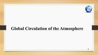 General Circulation of the Atmosphere | PPTX