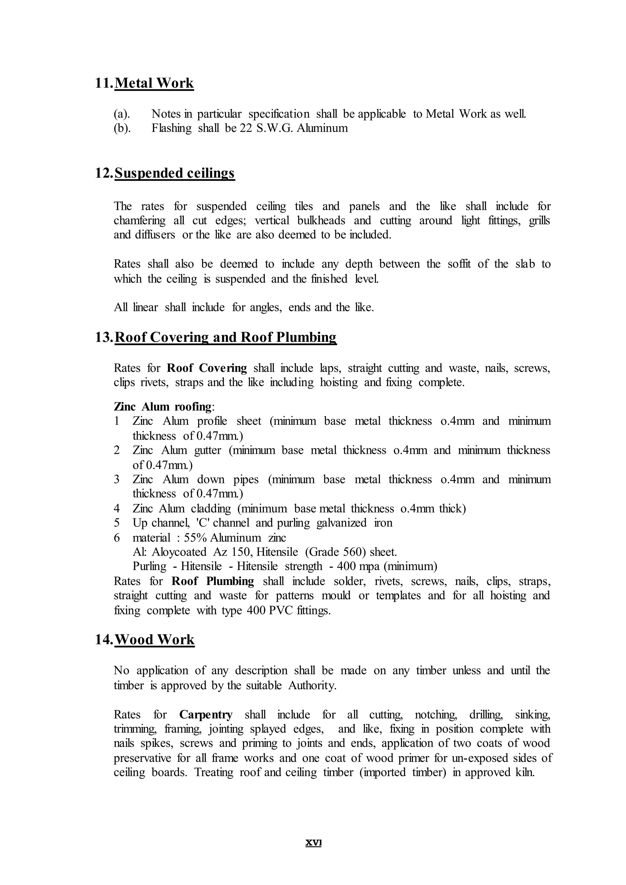 General notes to BSR BUILDING SCHEDULE OF RATES | DOCX