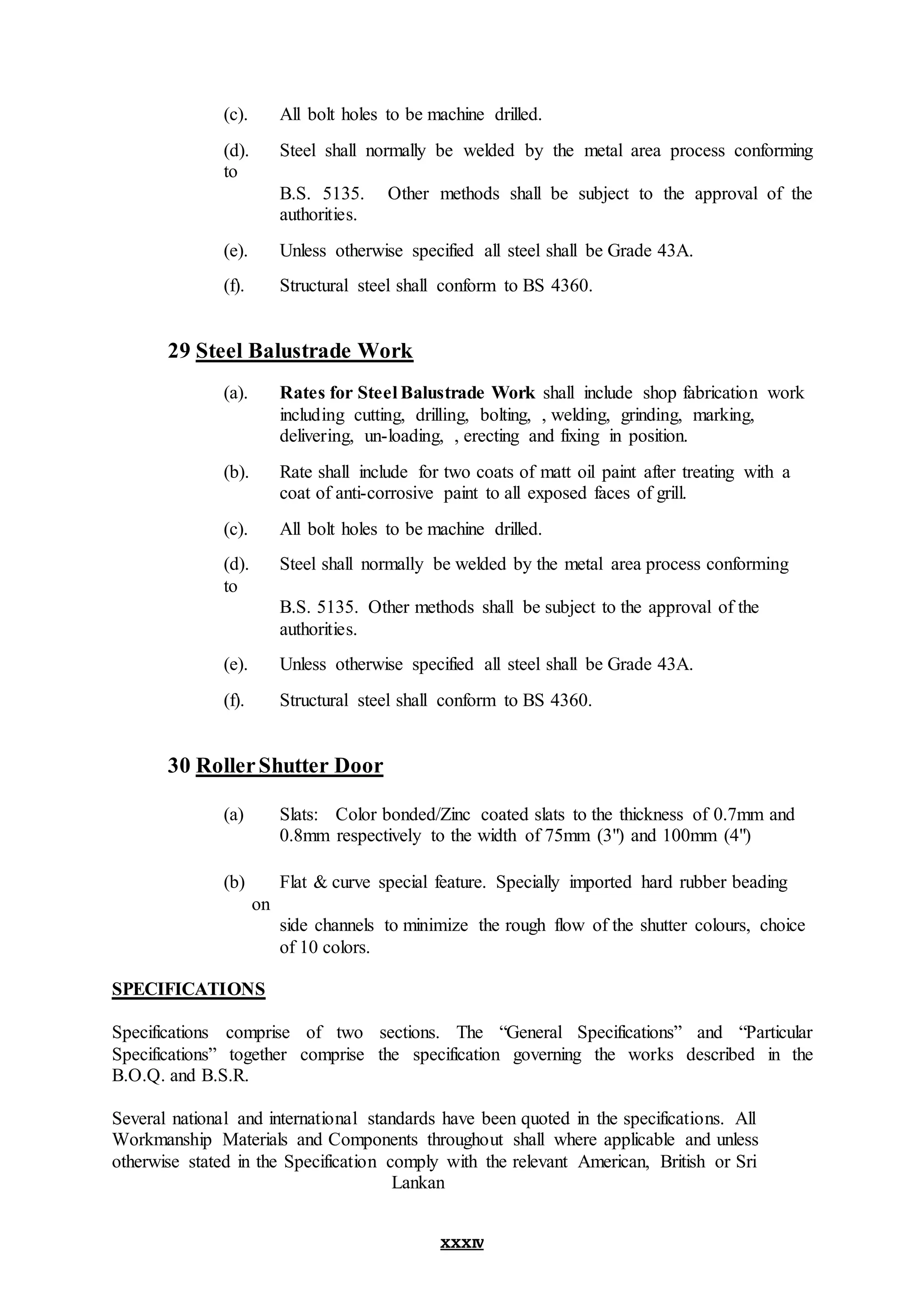 General notes to BSR BUILDING SCHEDULE OF RATES | DOCX