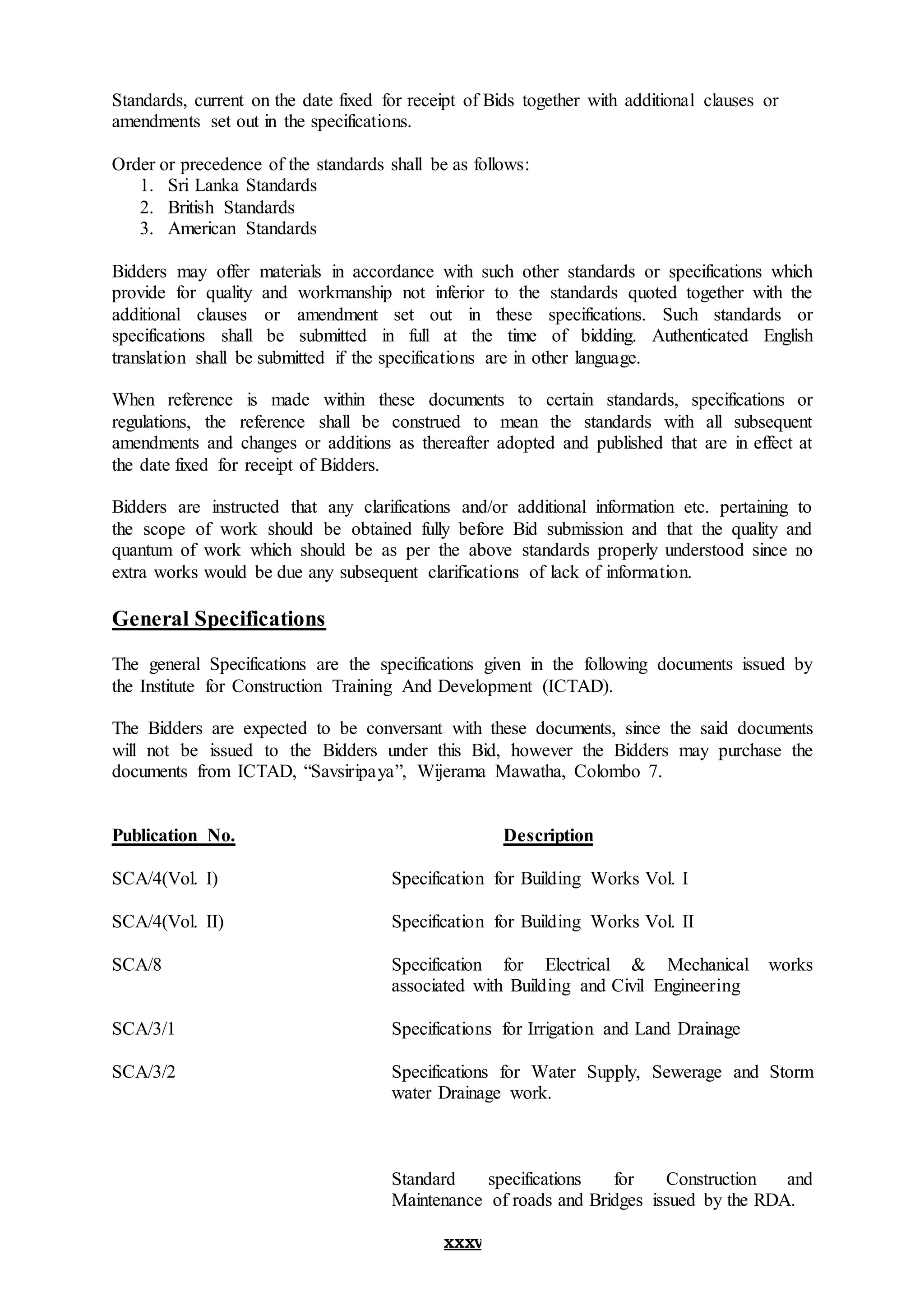 General notes to BSR BUILDING SCHEDULE OF RATES | DOCX