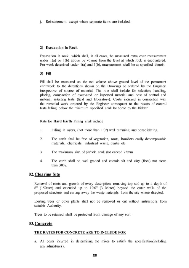 General notes to BSR BUILDING SCHEDULE OF RATES | DOCX