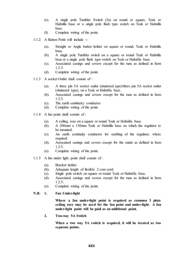 General notes to BSR BUILDING SCHEDULE OF RATES | DOCX