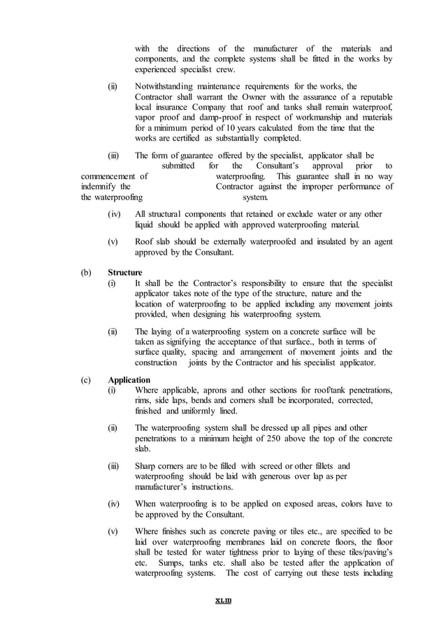 General notes to BSR BUILDING SCHEDULE OF RATES | DOCX
