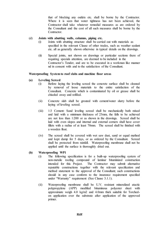 General notes to BSR BUILDING SCHEDULE OF RATES | DOCX