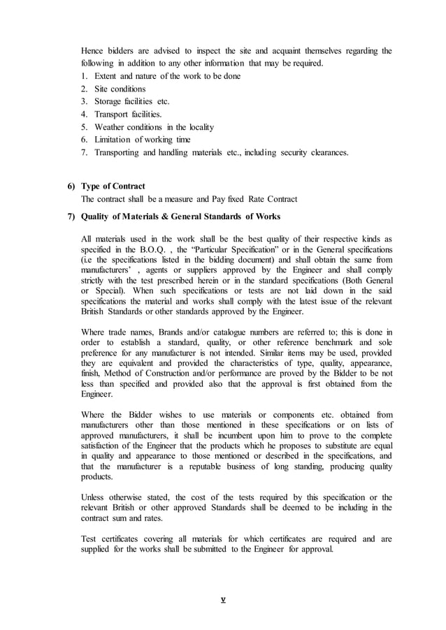 General notes to BSR BUILDING SCHEDULE OF RATES | DOCX