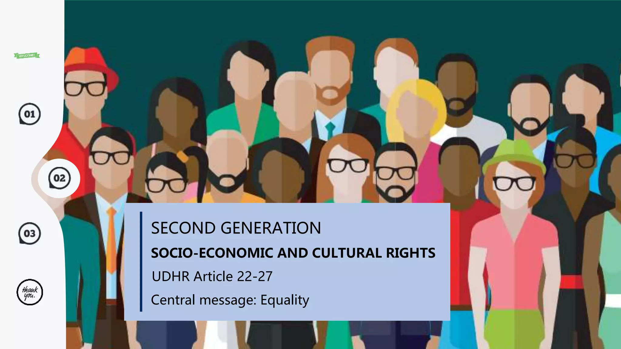 Genaration of human rights | PPTX