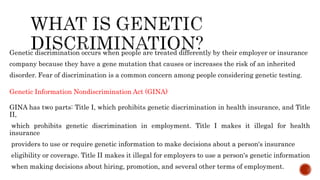Genatic testing | PPTX