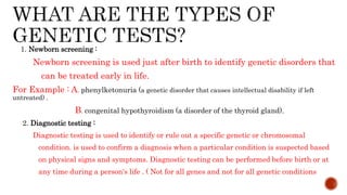 Genatic testing | PPT