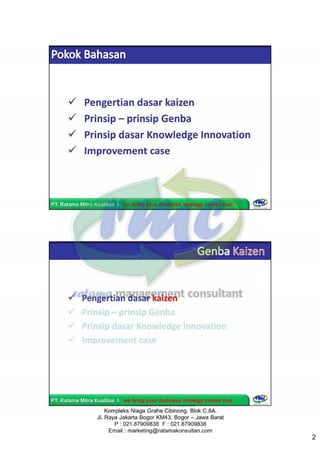 Genba Kai-zen | PDF