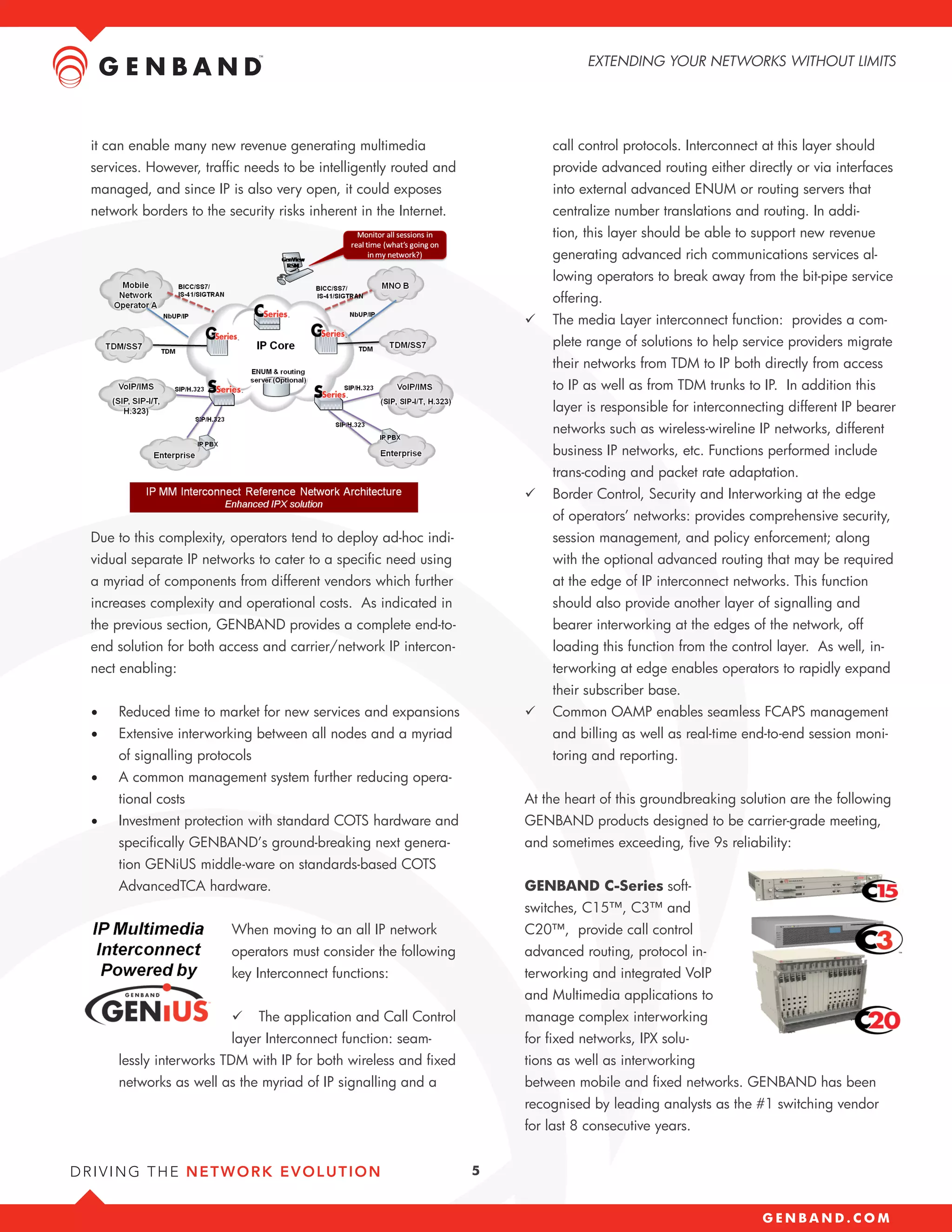 The IP Packet Exchange (IPX) by GENBAND | PDF