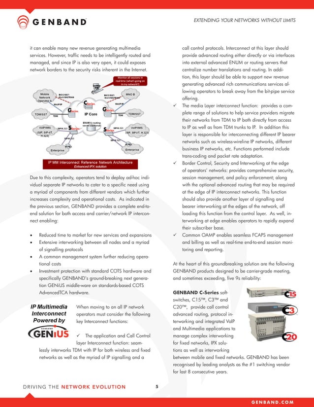 The IP Packet Exchange (IPX) by GENBAND | PDF