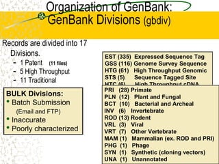 Finding sequence records with NCBI's Entrez Nucleotides | PPTX