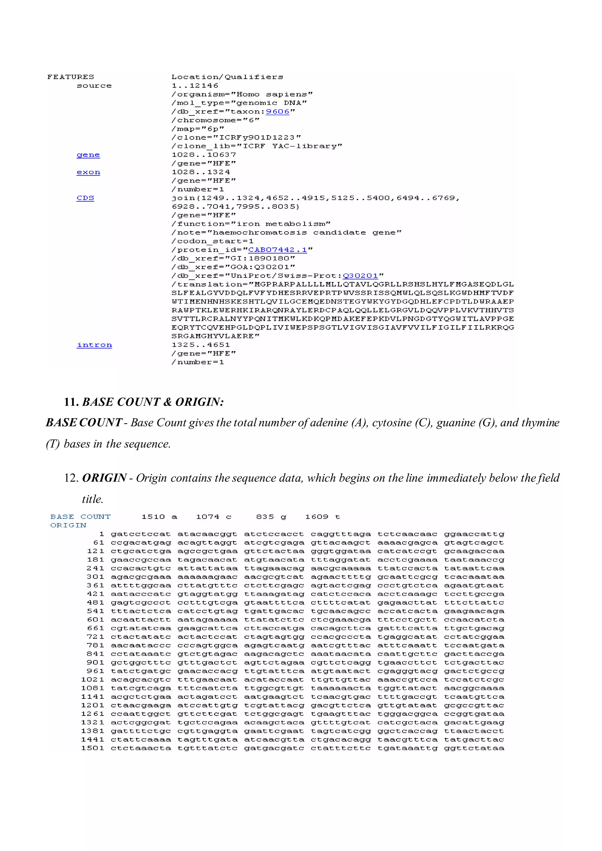 Gen bank (genetic sequence databank) | DOCX