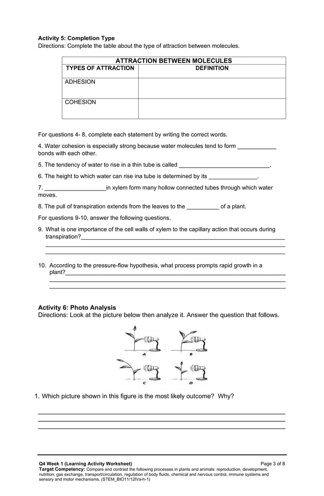General Biology-2-LearActWks-Q4-Week 1-2 | PDF