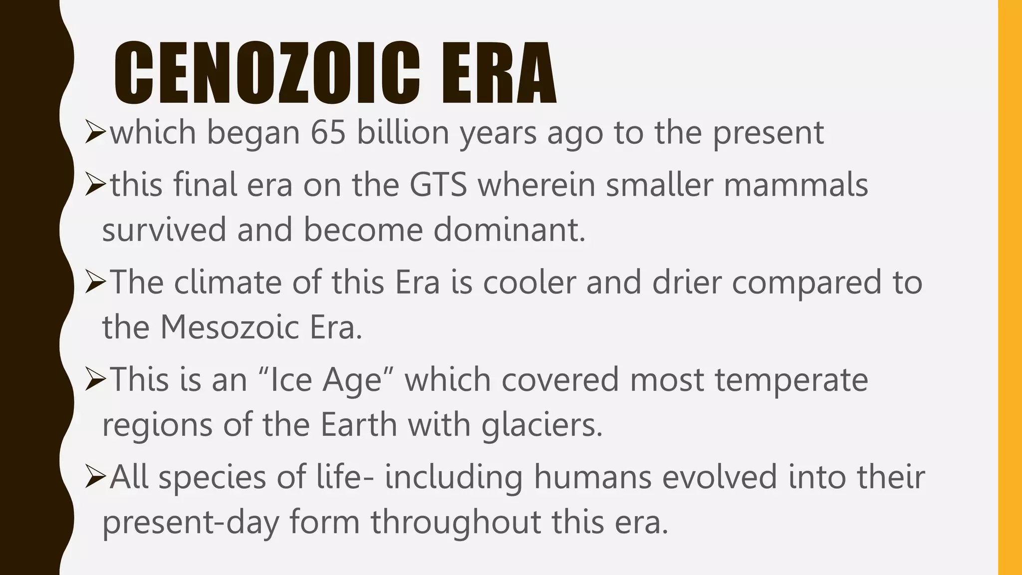 History of Life on Earth (General Biology 2, 1st Semester, Quarter 1 ...