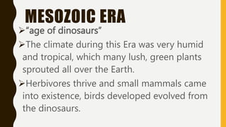 History of Life on Earth (General Biology 2, 1st Semester, Quarter 1 ...